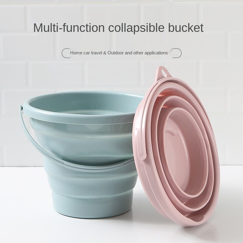 Household Portable Foldable Bucket Plastic Portabl... – Grandado