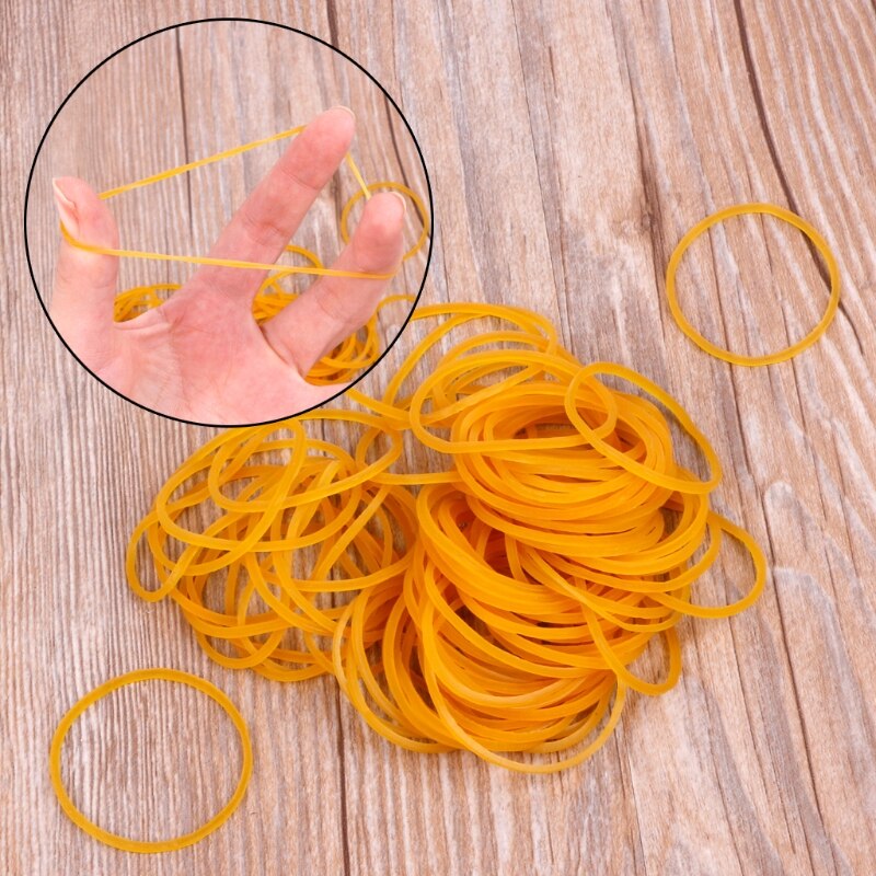 100 PCS/Bag Office Rubber Ring Rubber Bands School... – Vicedeal
