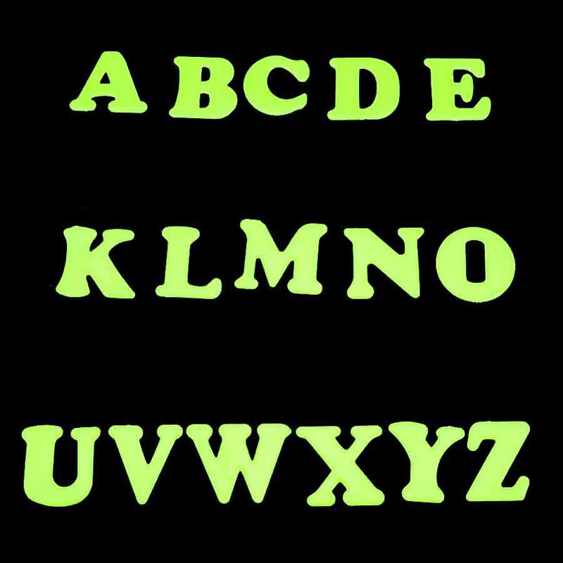 26 letters / packs Luminous Glow In letter Wall St... – Grandado
