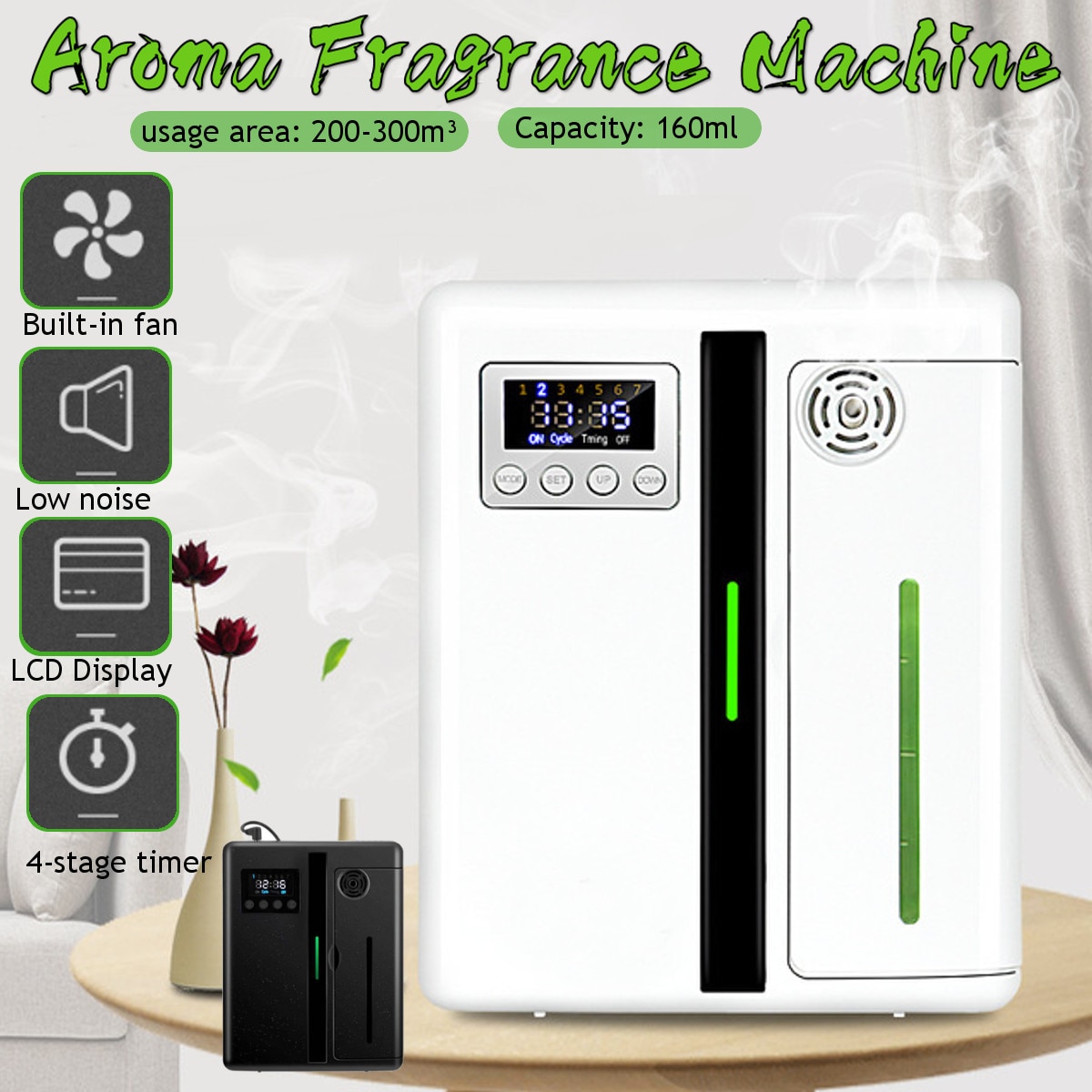 160Ml Intelligente Aroma Geur Machine Ароматизатор... – Grandado