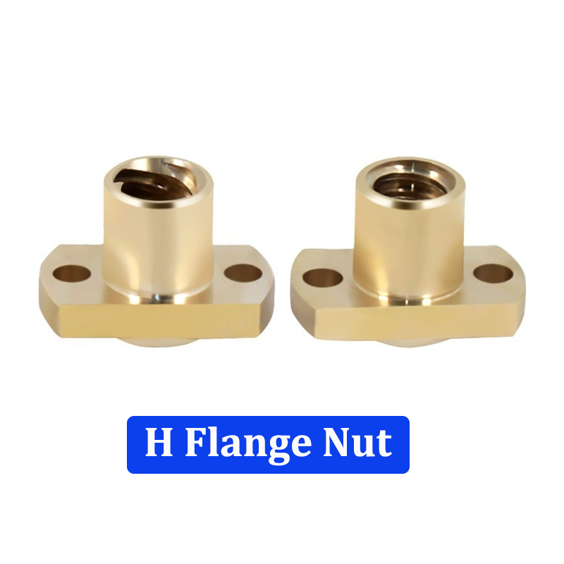 2pcs 3D Printer T8 Lead Screw Nuts Brass H Flange ... – Grandado