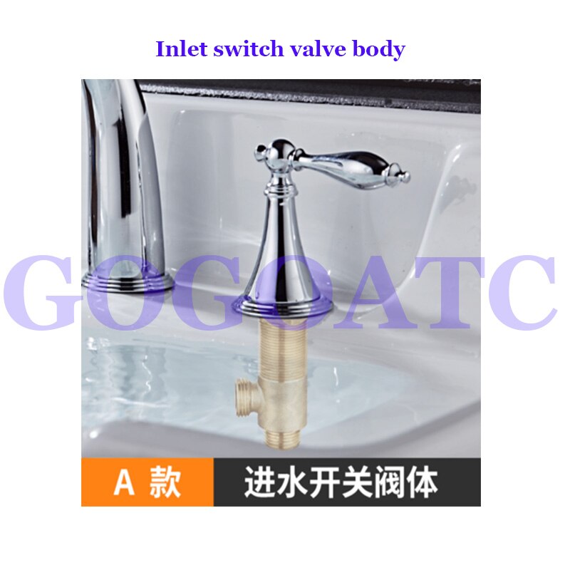 Split bathtub five-piece faucet and cold water swi... – Grandado