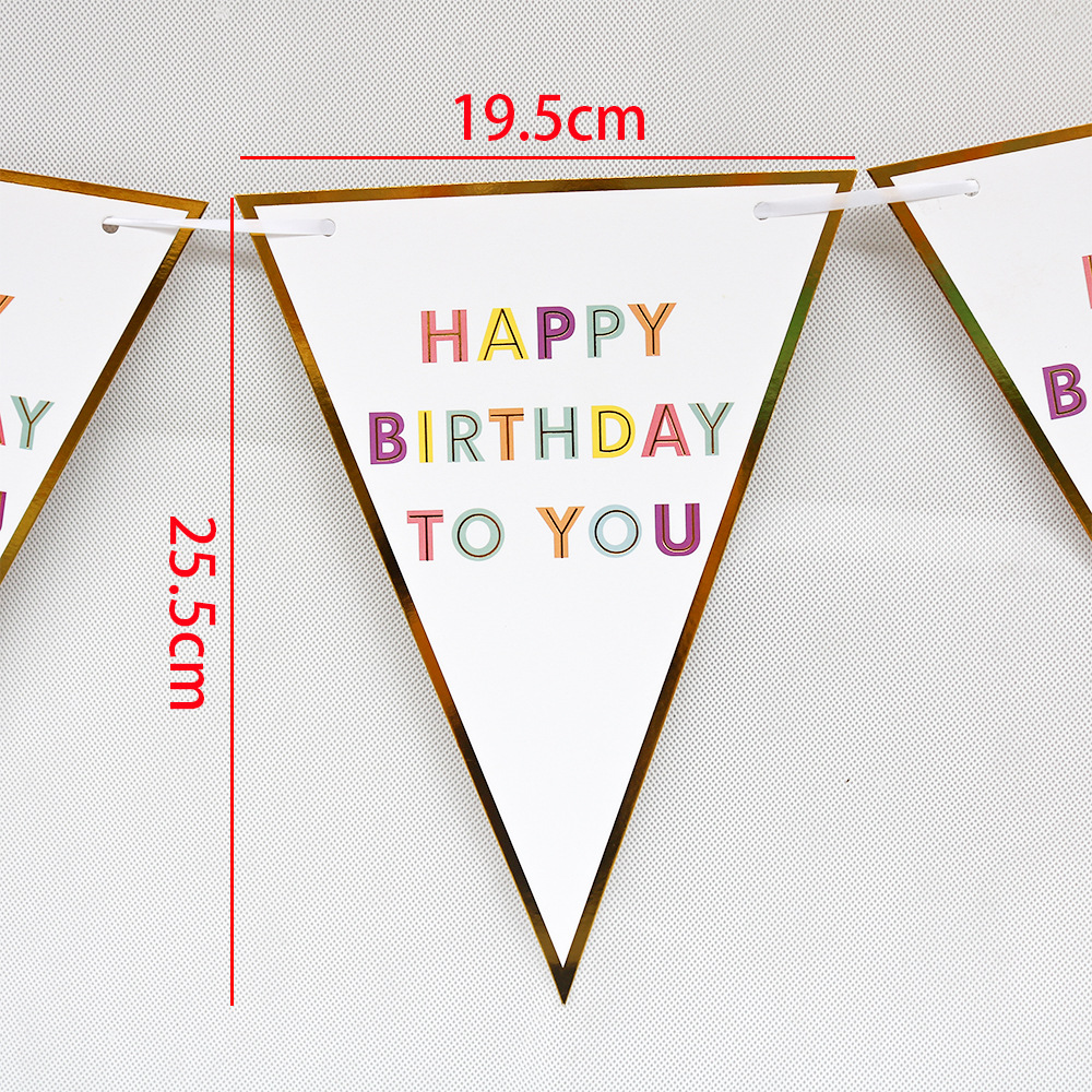 Large Birthday Banner Happy Birthday Pennant 1st B... – Grandado