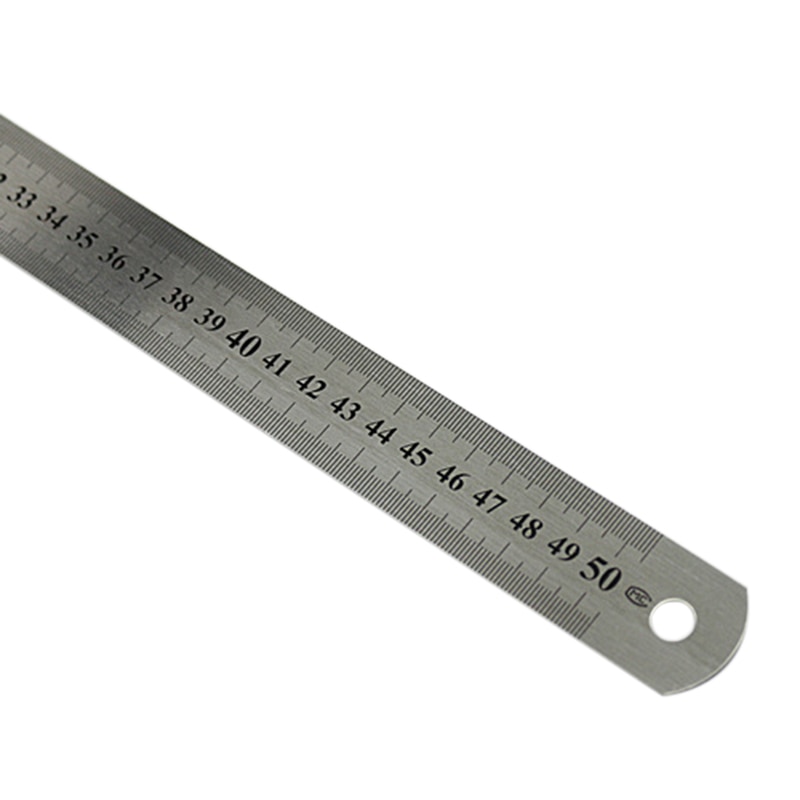 1 Regla de Metal de 50cm, regla recta de acero ino... – Grandado