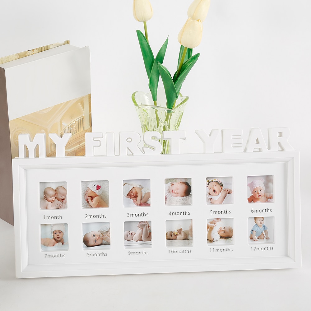DIY 0-12 Month Baby "MY FIRST YEAR" Pictures Souve... – Grandado