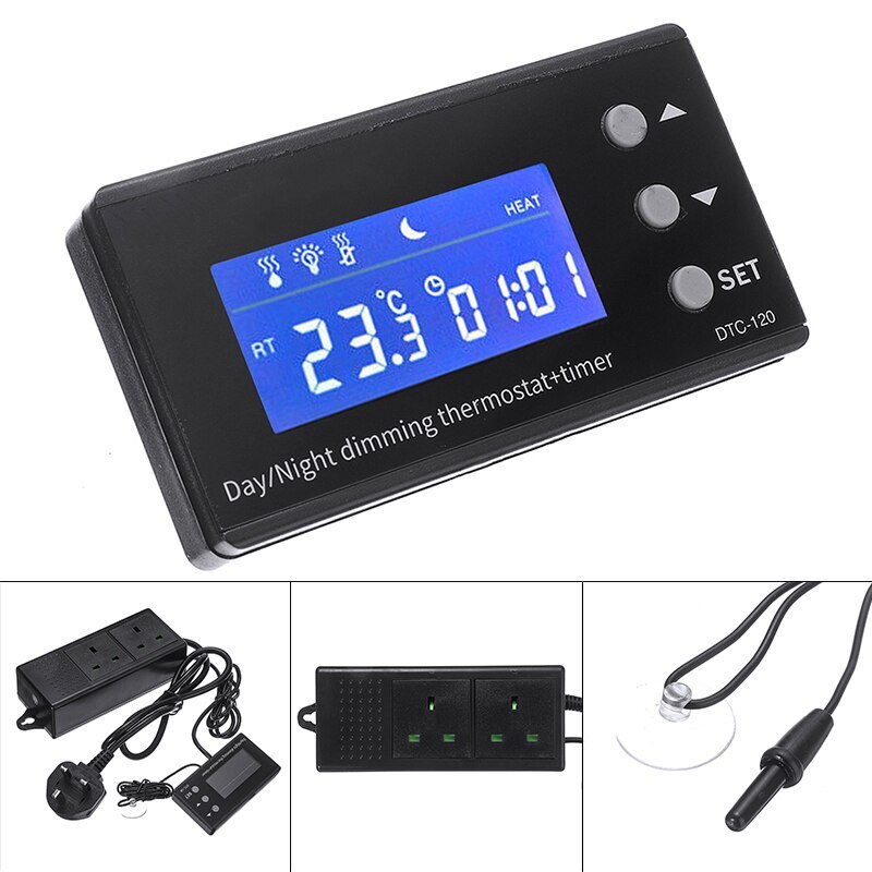 Termômetro, higrômetro e controle digital para rép... – Vicedeal