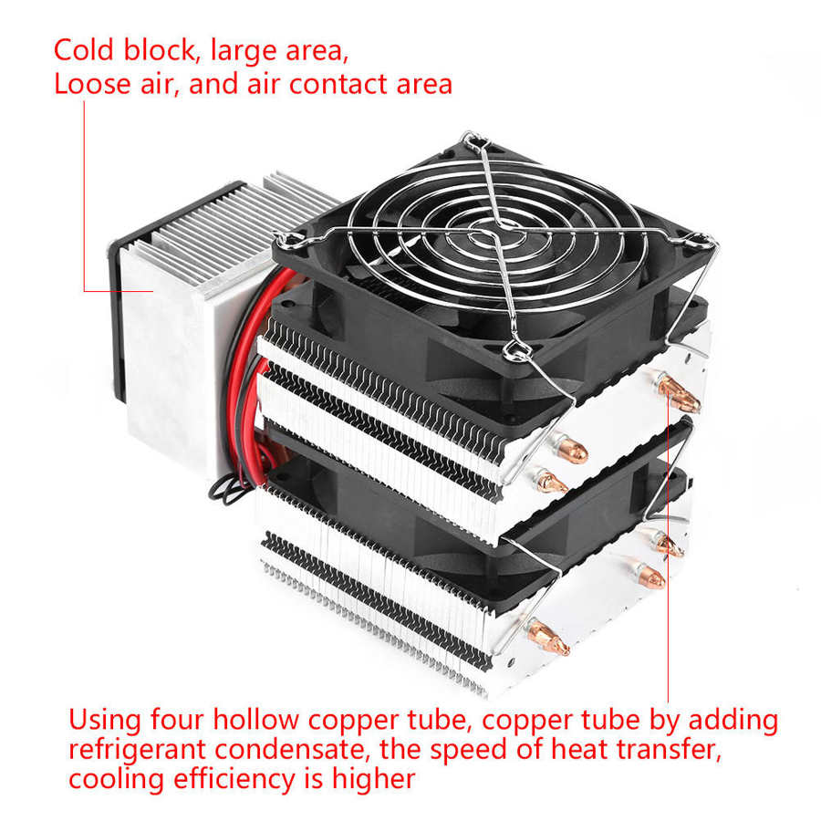 Mini 12V Peltier Refrigeration Cooling Air Cooling... – Vicedeal