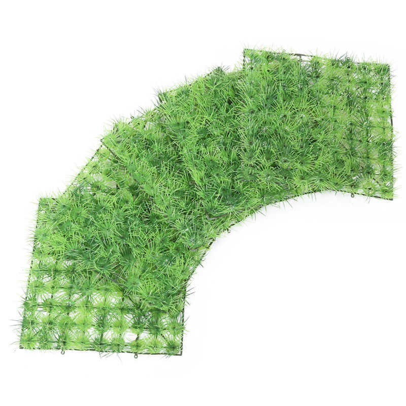 5Pcs 23X23X2cm Artificial Plant Wall Simulation Gr... – Grandado