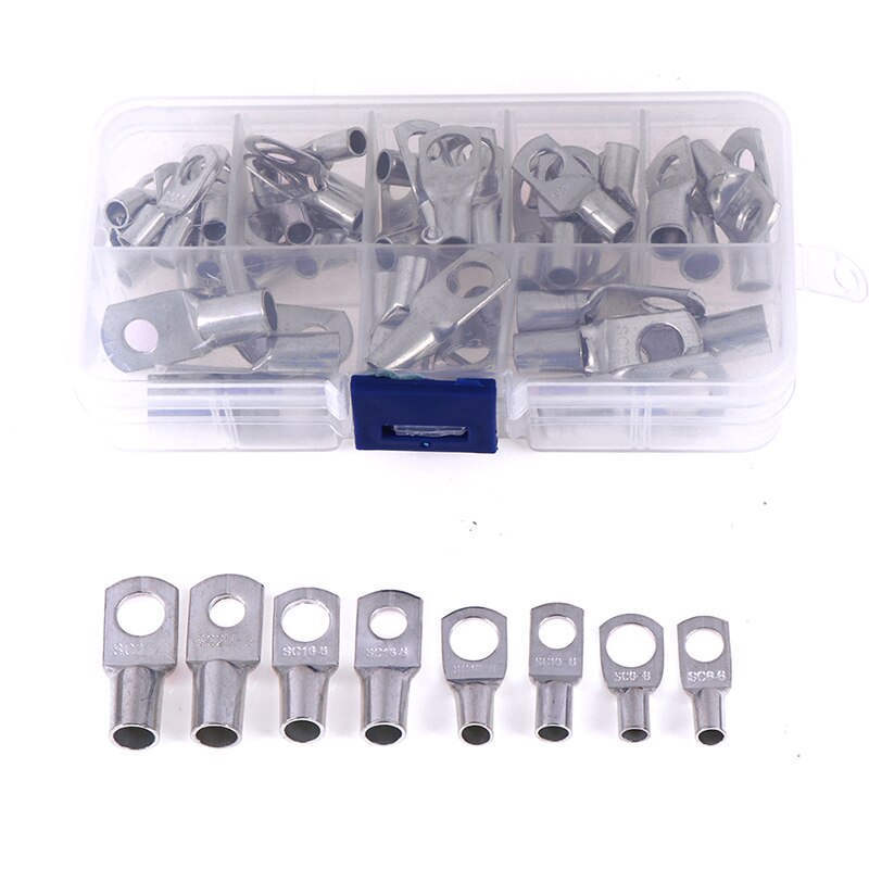 60 Pcs Kabel Lugs Set Terminal Silber Kupfer Elekt... – Vicedeal