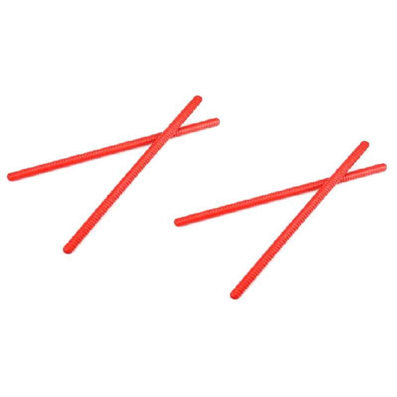 4 Pcs Rhythm Stick Learning Toys Wooden Threaded C... – Grandado