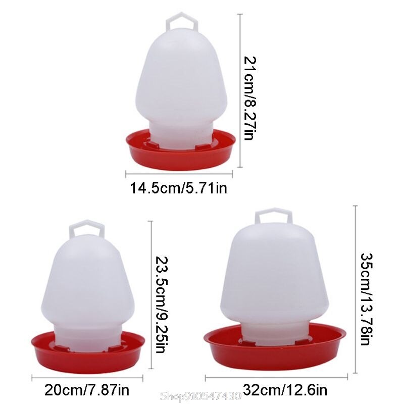 Round Bubble Chicken Drinking Fountain Device Hang... – Grandado