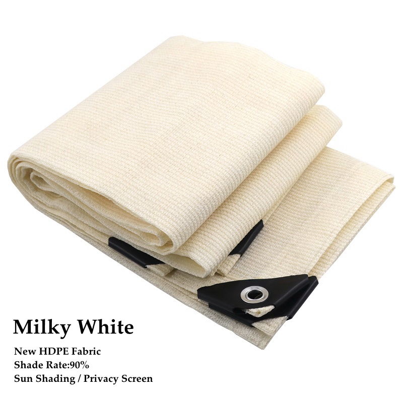 160gsm 90% Shading Milky White Sun Shade Net Home ... – Grandado