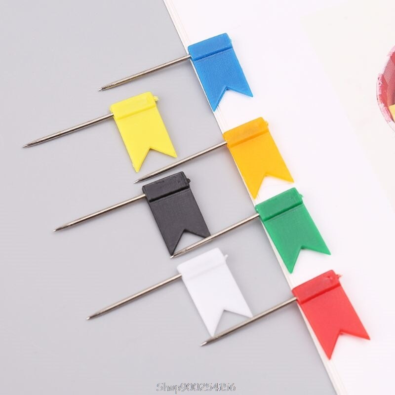 160Pcs Multi Color Flag shaped Push Drawing Pins N... – Vicedeal