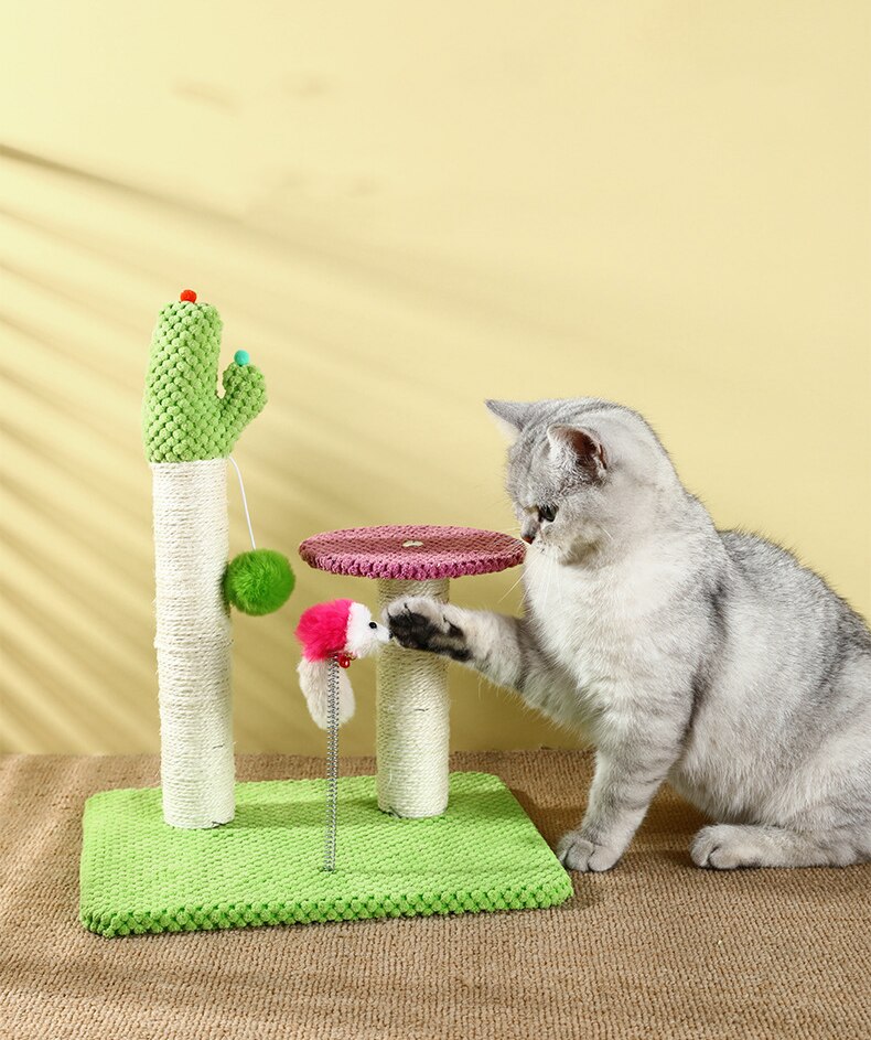 Sisal Cat Scratching Post Cat Scratcher Toy Cat Tr... – Grandado