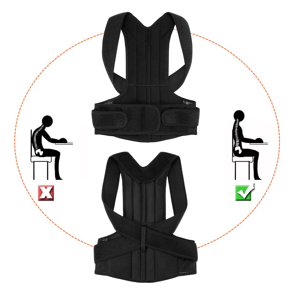 Adjustable Back Posture Corrector Shoulder Relief ... – Grandado