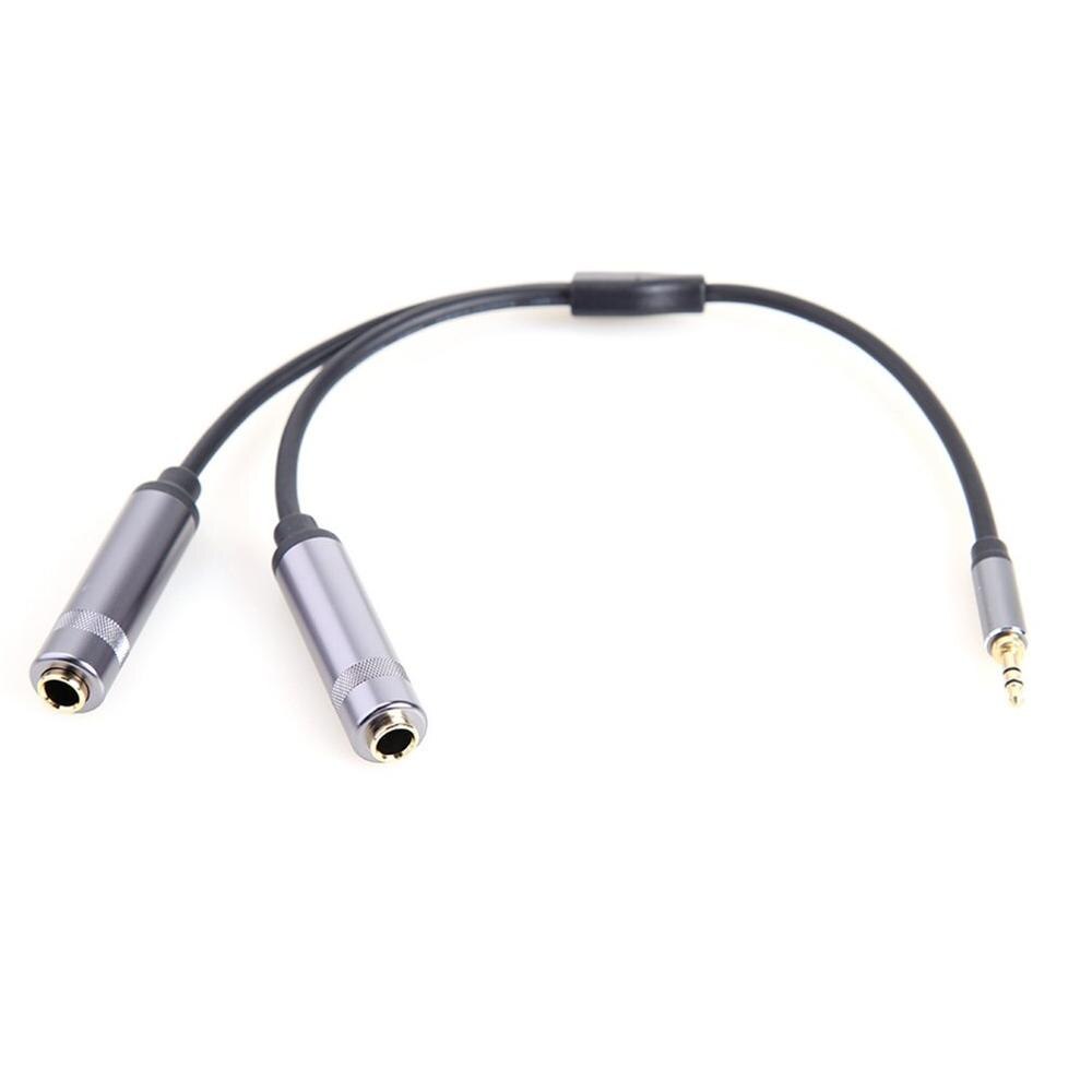 3.5mm Male Stereo To Dual 6.5mm Female Audio Cable... – Vicedeal