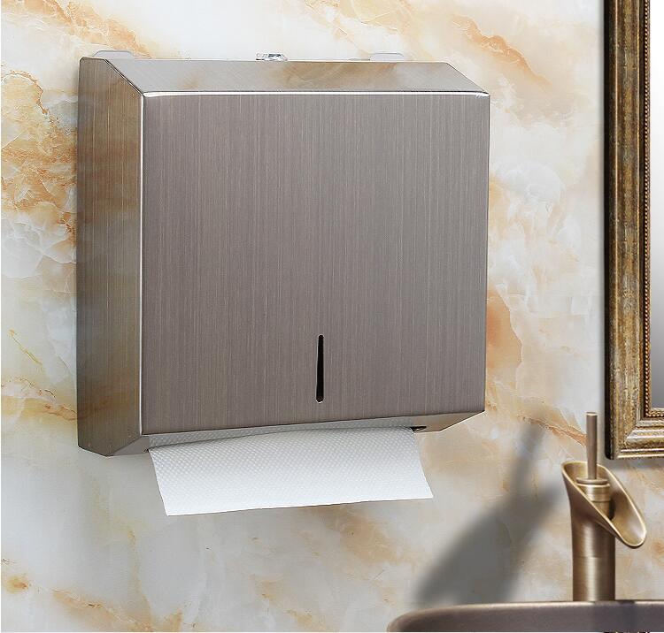 Rvs badkamerpapier doos boren of niet boren, kieze... – Vicedeal