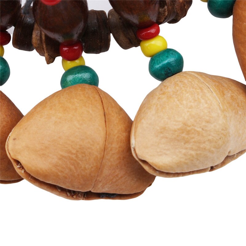 Handmade Nuts Shell Bracelet Wooden Handbell For D... – Grandado