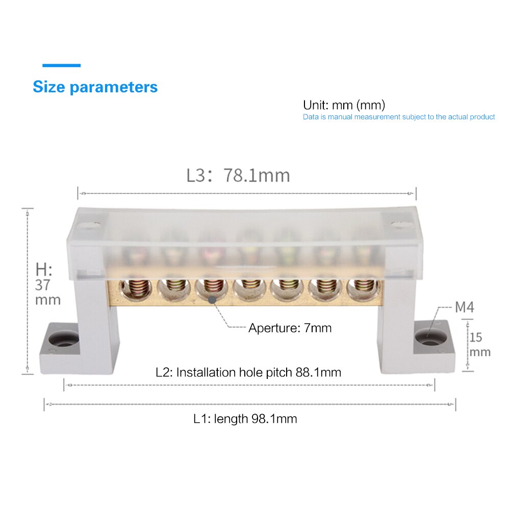 1PCS 5/7/10 Hole High Bridge Type Ground Row Coppe... – Grandado