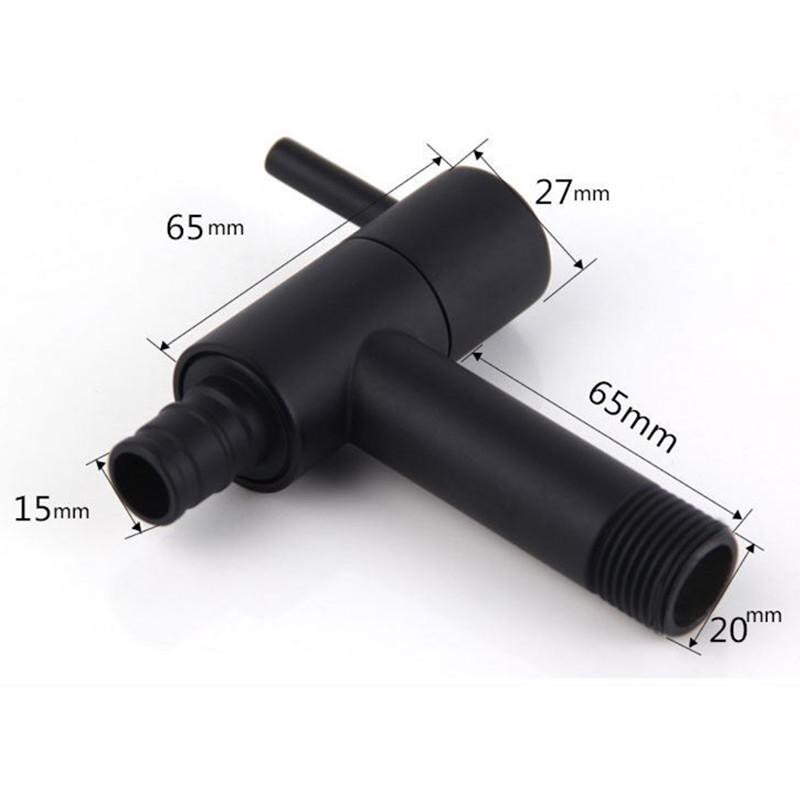 VOURUNA Matte Black Washing Machine Tap Valve Fitt... – Grandado