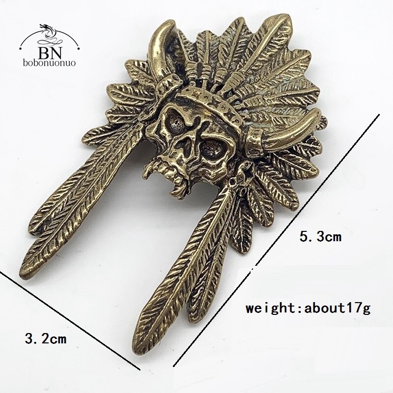 Noord-amerika Indian Schedel Hoofd Klinknagel Conn... – Vicedeal