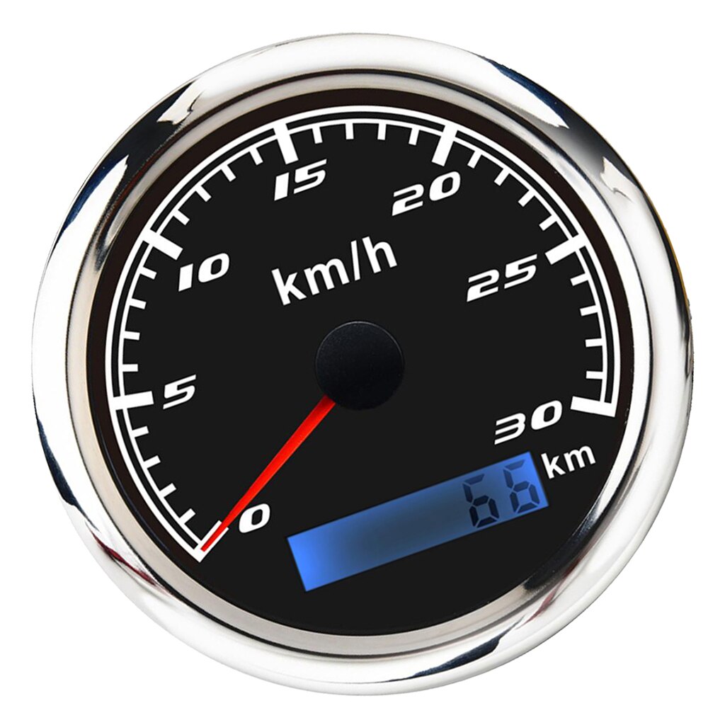0-30 km/h 85mm Digital Speedometer Stainless Water... – Vicedeal
