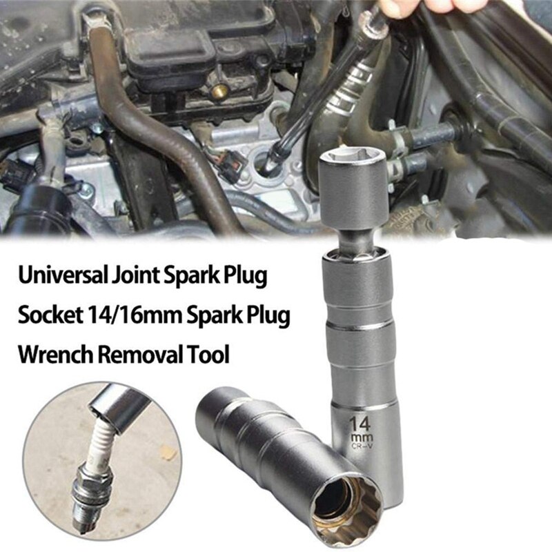 14MM & 16MM Thin Wall netic Swivel Spark Plug Sock... – Grandado