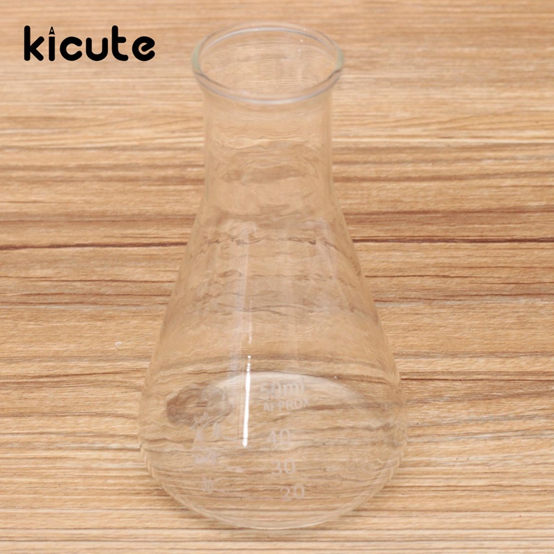 Kicute 1pcs 50ml Transparent Scientific Clear Glas... – Grandado