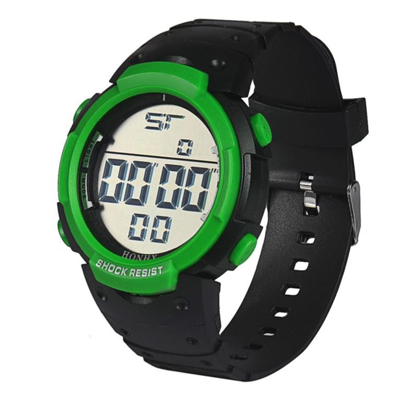 Mens Watches Waterproof Men's Boy LCD Digital Stop... – Grandado
