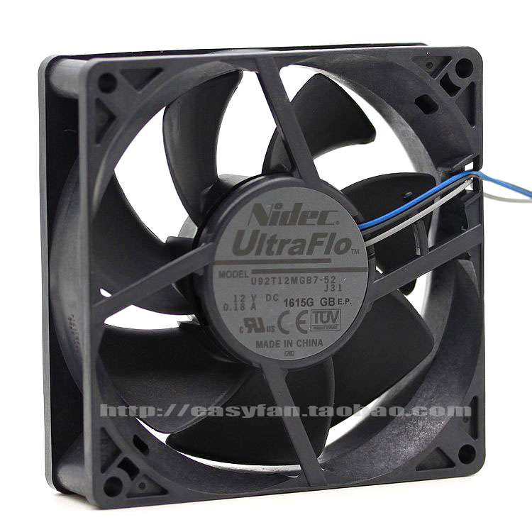 NIDEC UltraFlo 9 cm proyector U92T12MGB7-52 12 V a... – Grandado