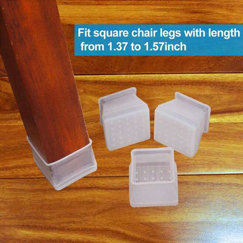 16Pcs Furniture Silicon Protection Cover Square Si... – Grandado