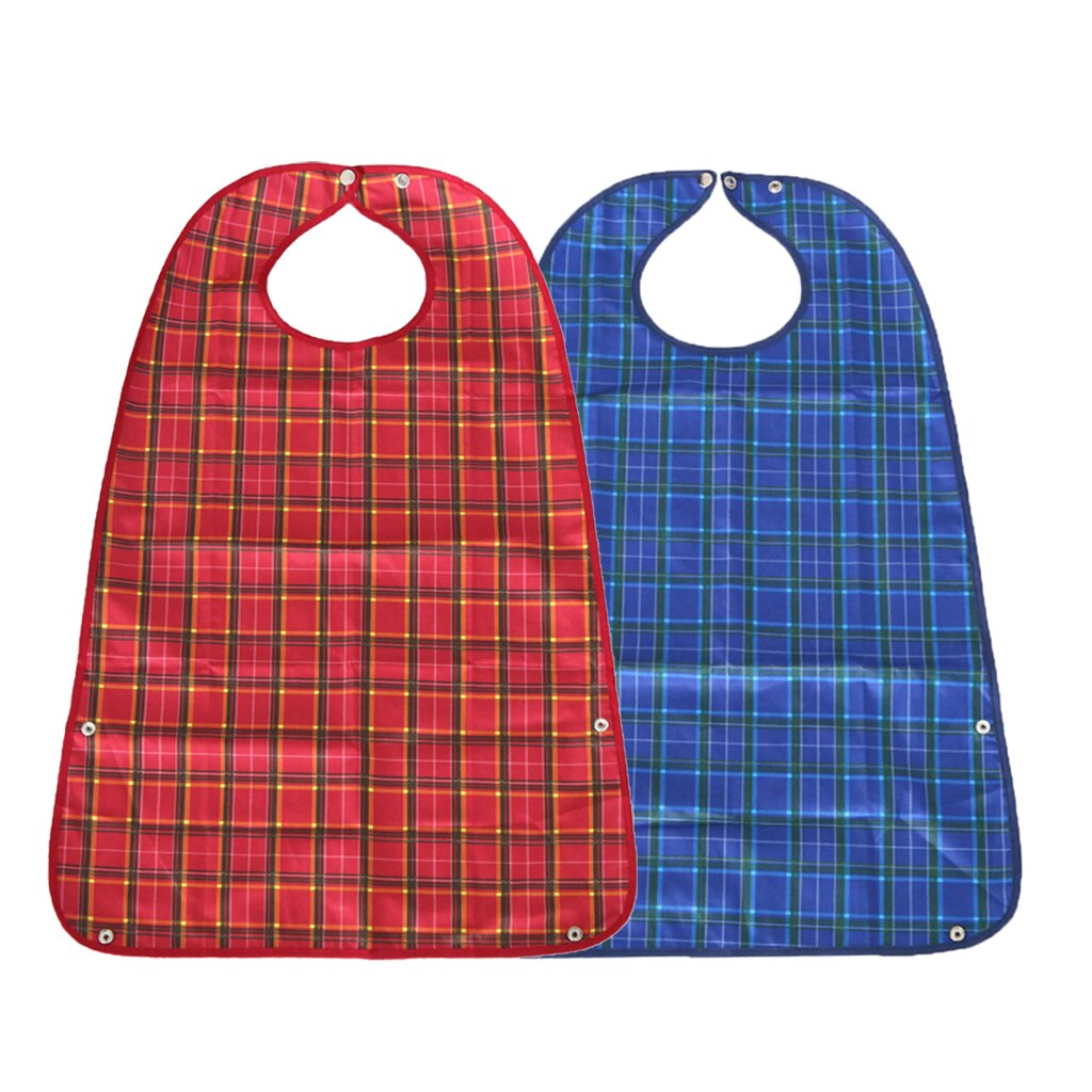 2Pcs Adjustable Waterproof Bib Adult Elderly Cloth... – Vicedeal
