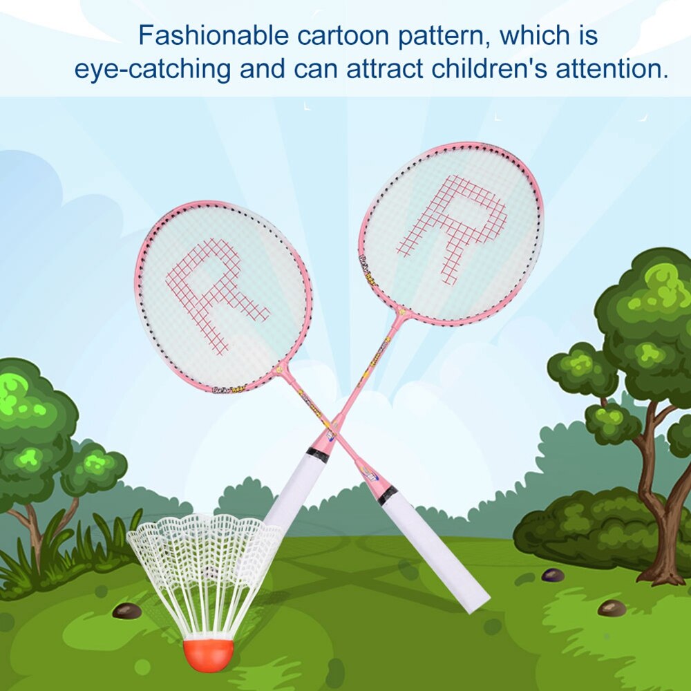 Cartoon Training Badminton Racket Cartoon Durable ... – Grandado