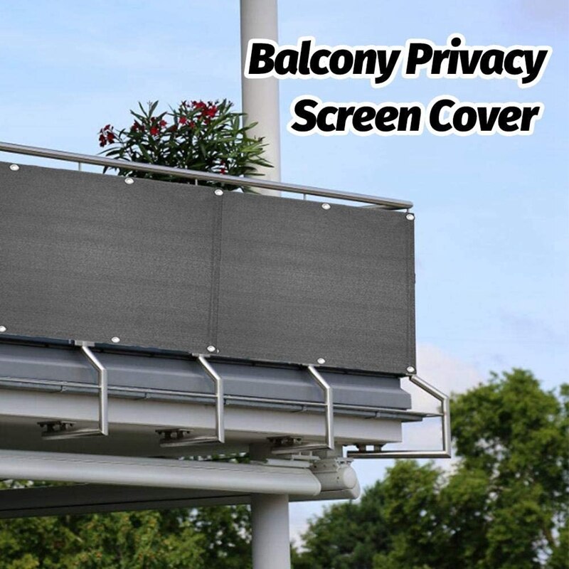 Balcony Privacy Screen Cover, Windproof Sun Shade ... – Grandado