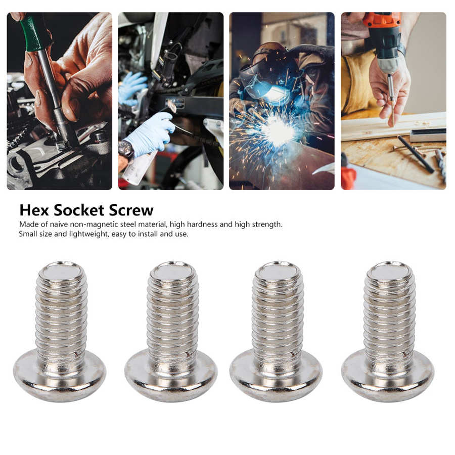 50Pcs Thread M8x16MM Mushroom Button Screw Hex Soc... – Grandado