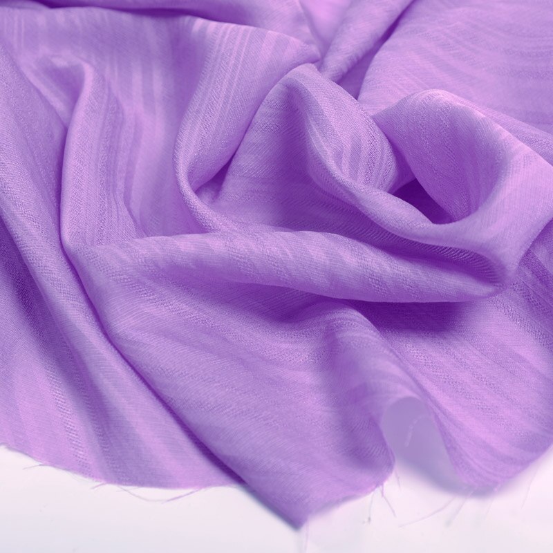 Jacquard thin silk 14mm fabric purple – Grandado