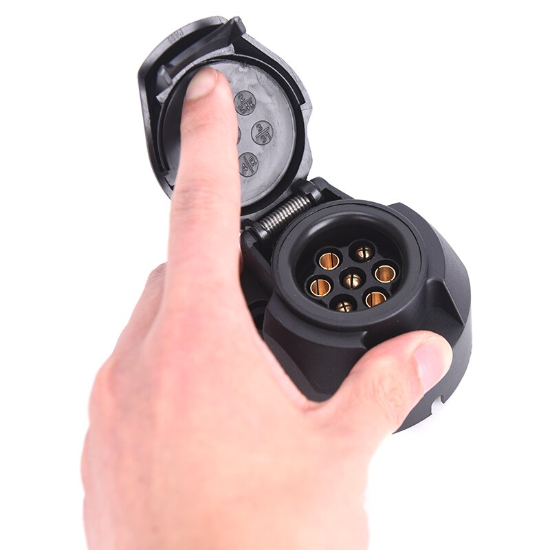 12V Towbar Towing Socket 7 Pin Round European stan... – Vicedeal