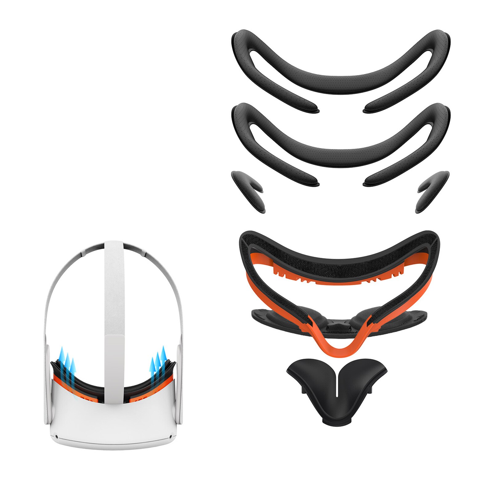 Masque oculaire en Silicone pour Oculus Quest 2 VR... – Grandado
