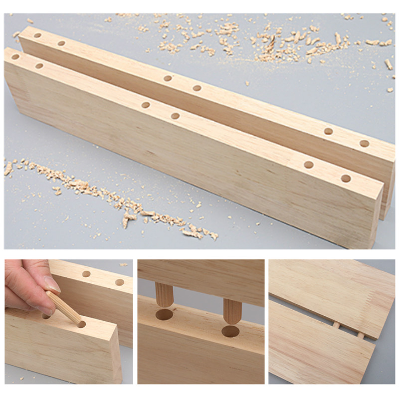 100pcs Wood Dowel Pins and 20pc Wheel Nut Connecto... – Grandado