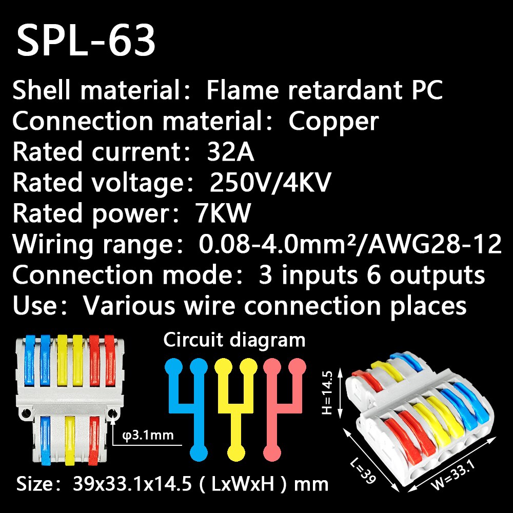 Mini Fast Wire Cable Connectors Universal Compact ... – Grandado