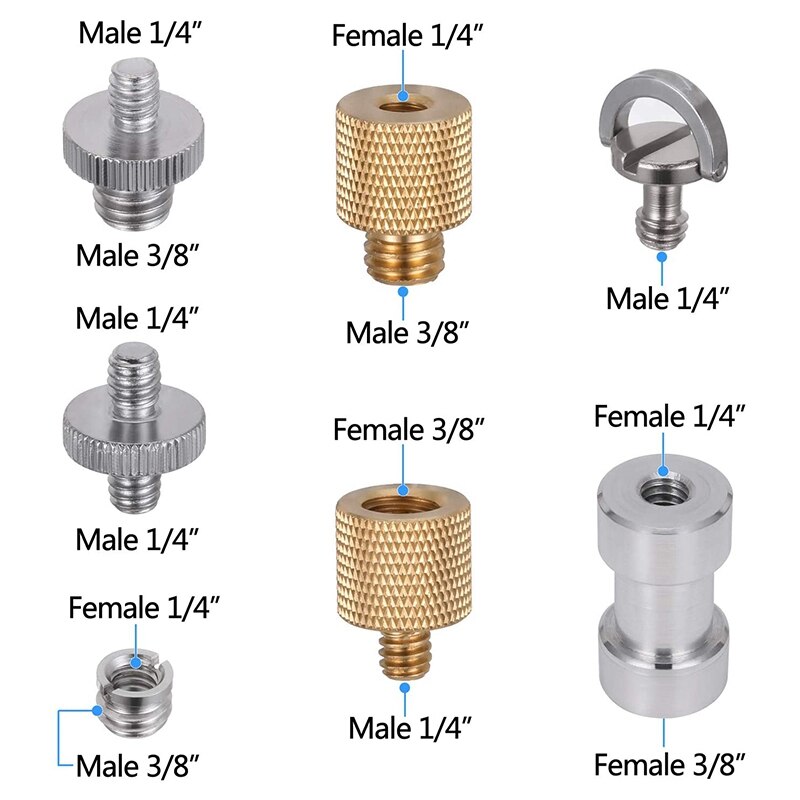 Tripod Screw, Camera Thread Screw Screws, Metal Th... – Vicedeal