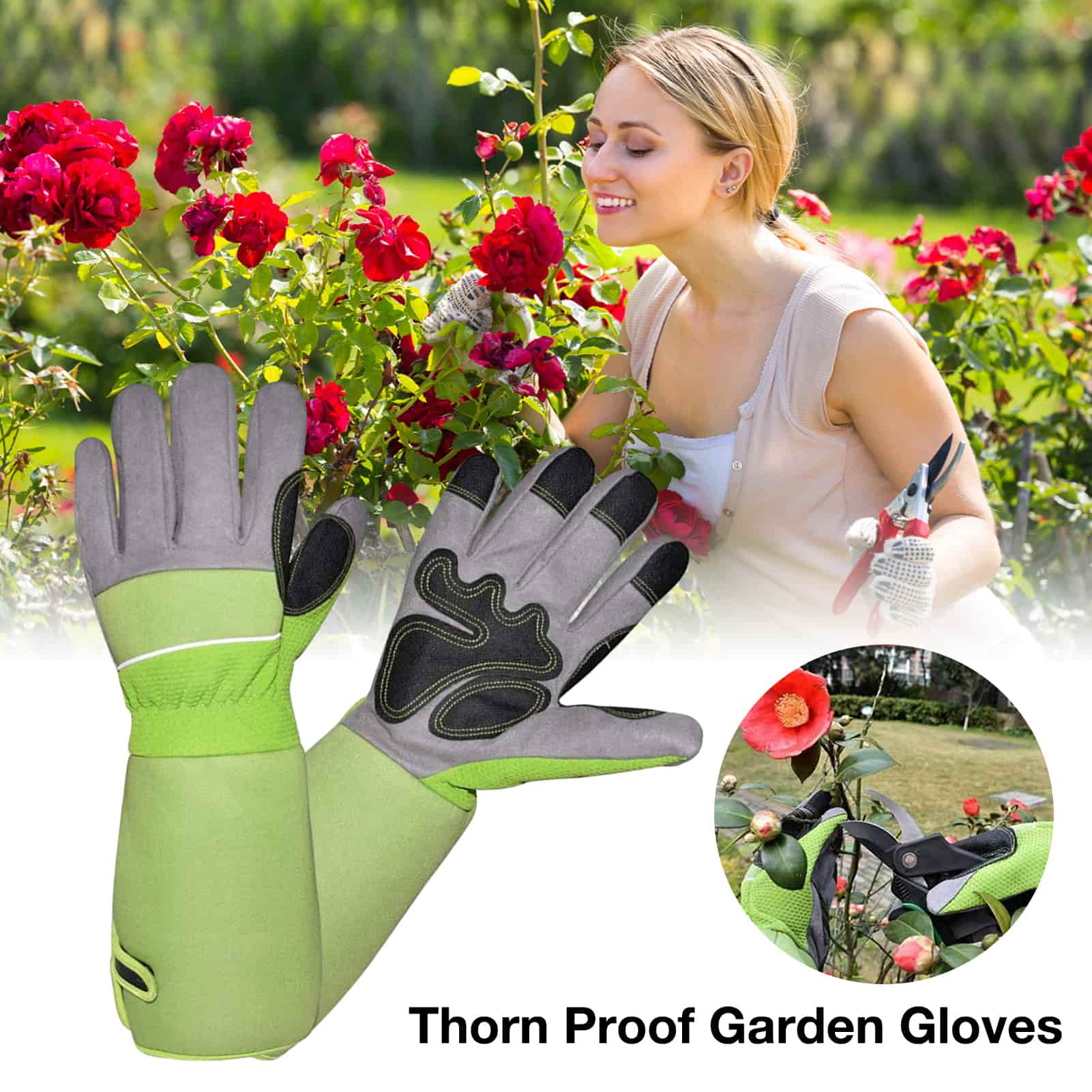 Garden Thorn-Proof Glove Unisex Gardening Gloves L... – Grandado