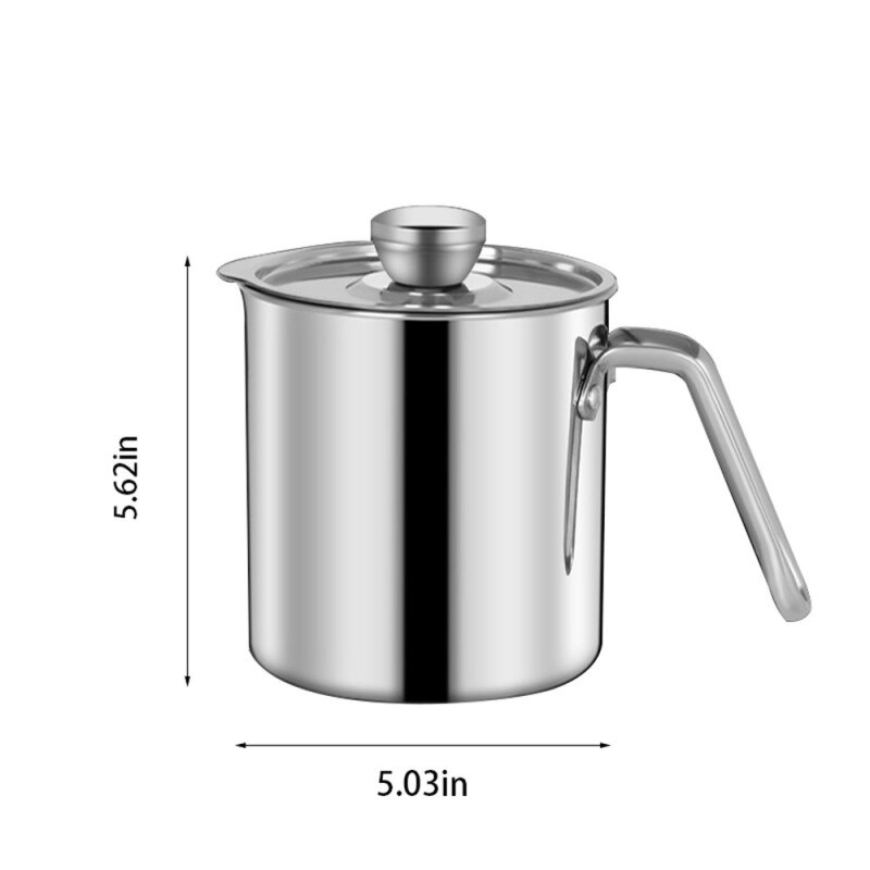 304 Stainless Steel Lard Tank Oil Filter Pot Large... – Vicedeal