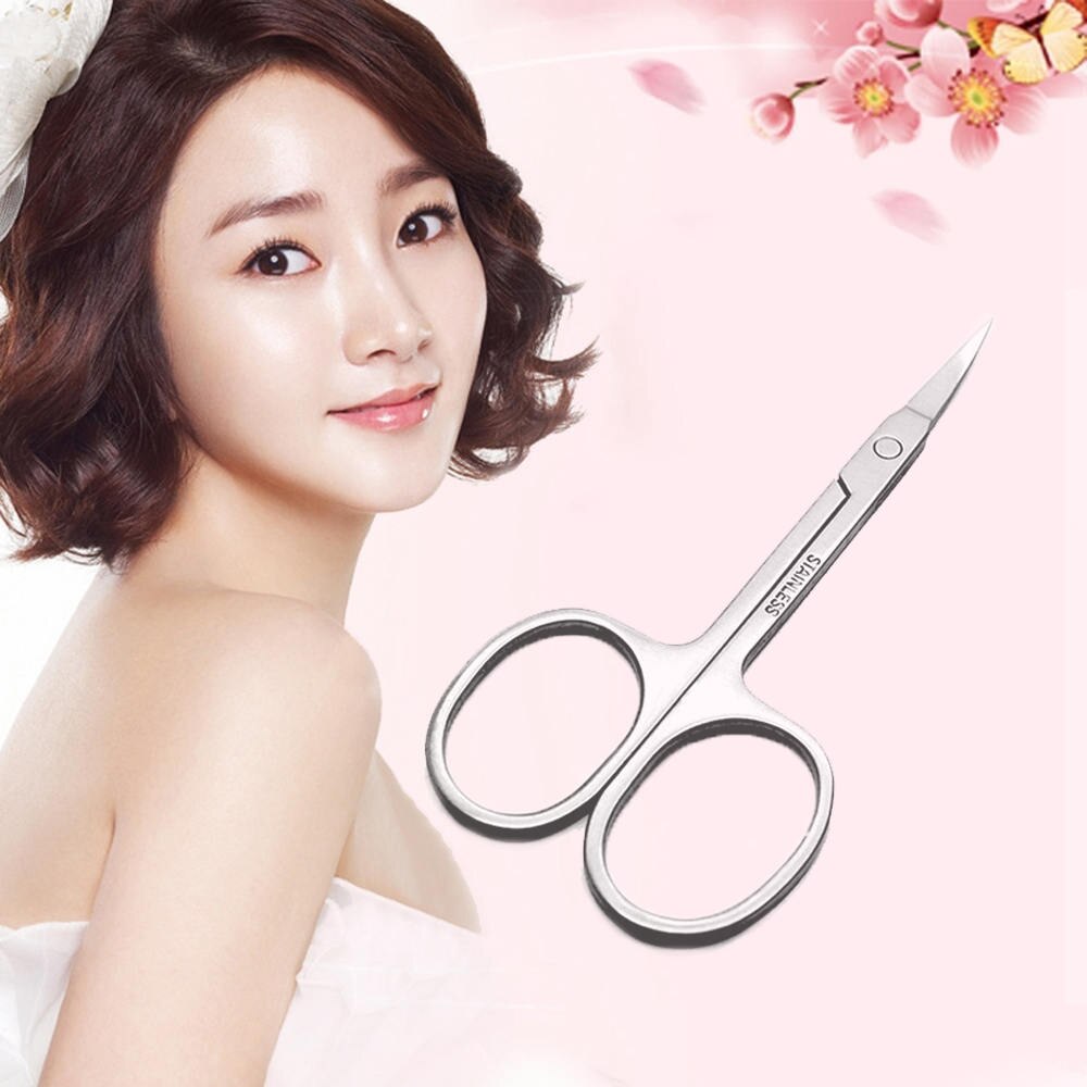 2 pcs Eyebrow Scissors Stainless Steel Straight Ti... – Vicedeal