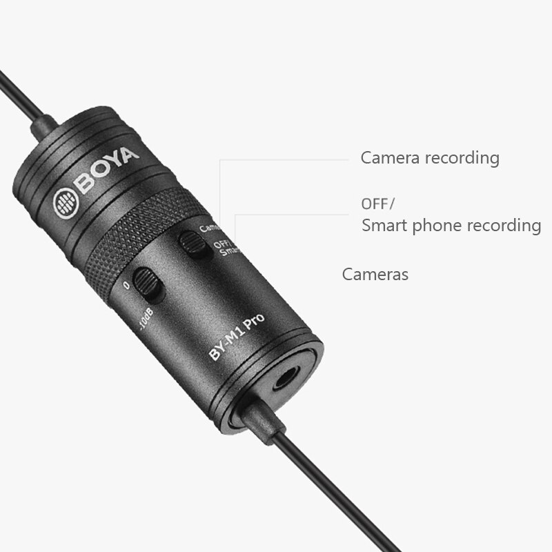 BOYA BY-M1 Pro M1DM Mini Lavalier Microphone 3.5mm... – Grandado