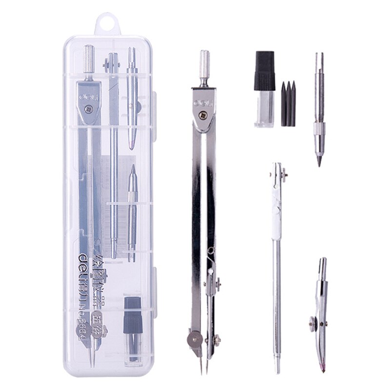 Deli 8604 Metal Compass Five-piece Boxed Multi-fun... – Vicedeal