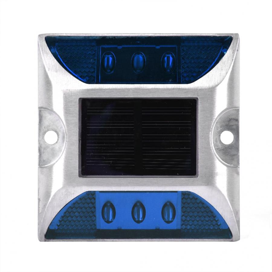 Blue 6 LED Solar Power Ground Marker Lights Waterp... – Vicedeal