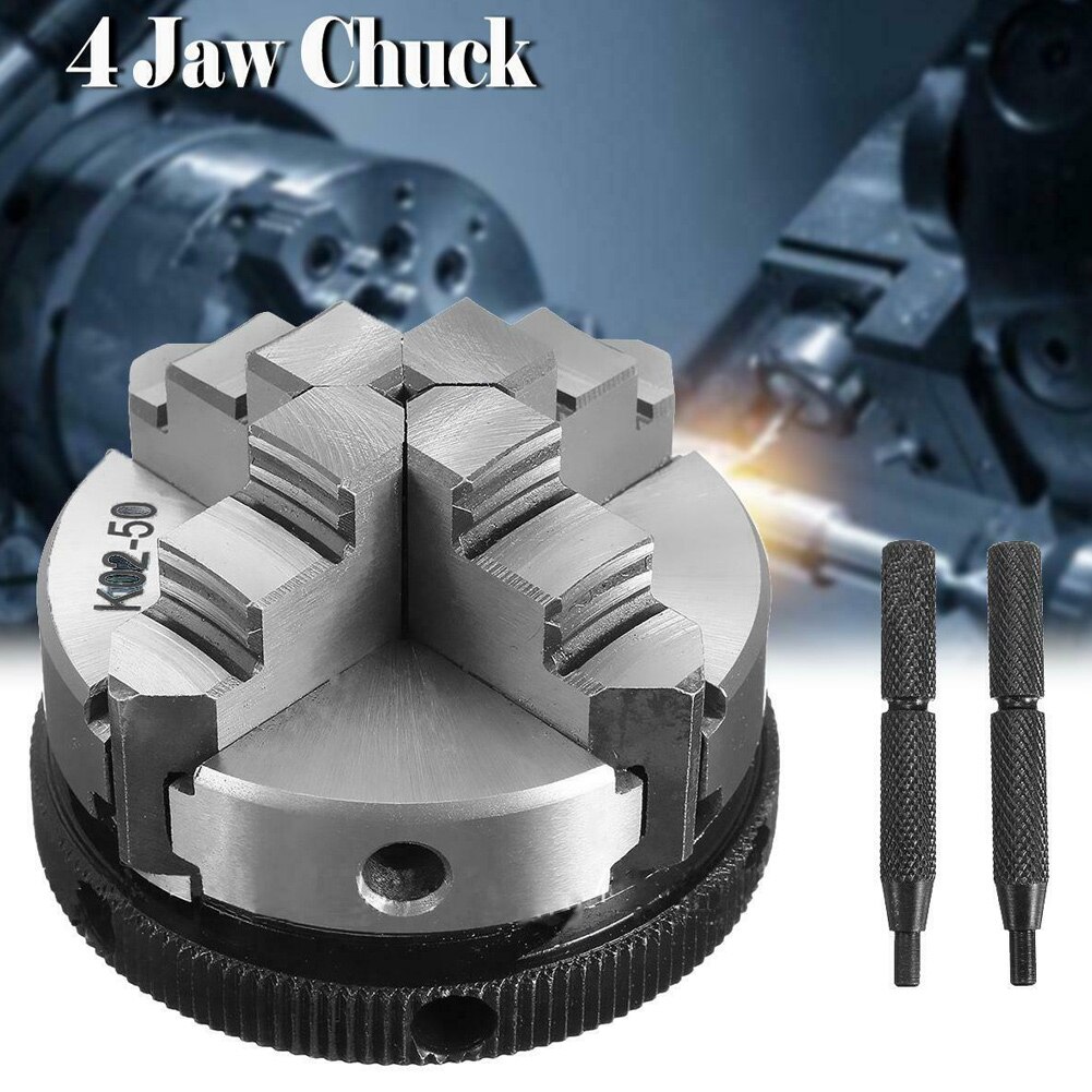 Chuck 4 Jaw Reversible Self-Centering Thread Mount... – Vicedeal
