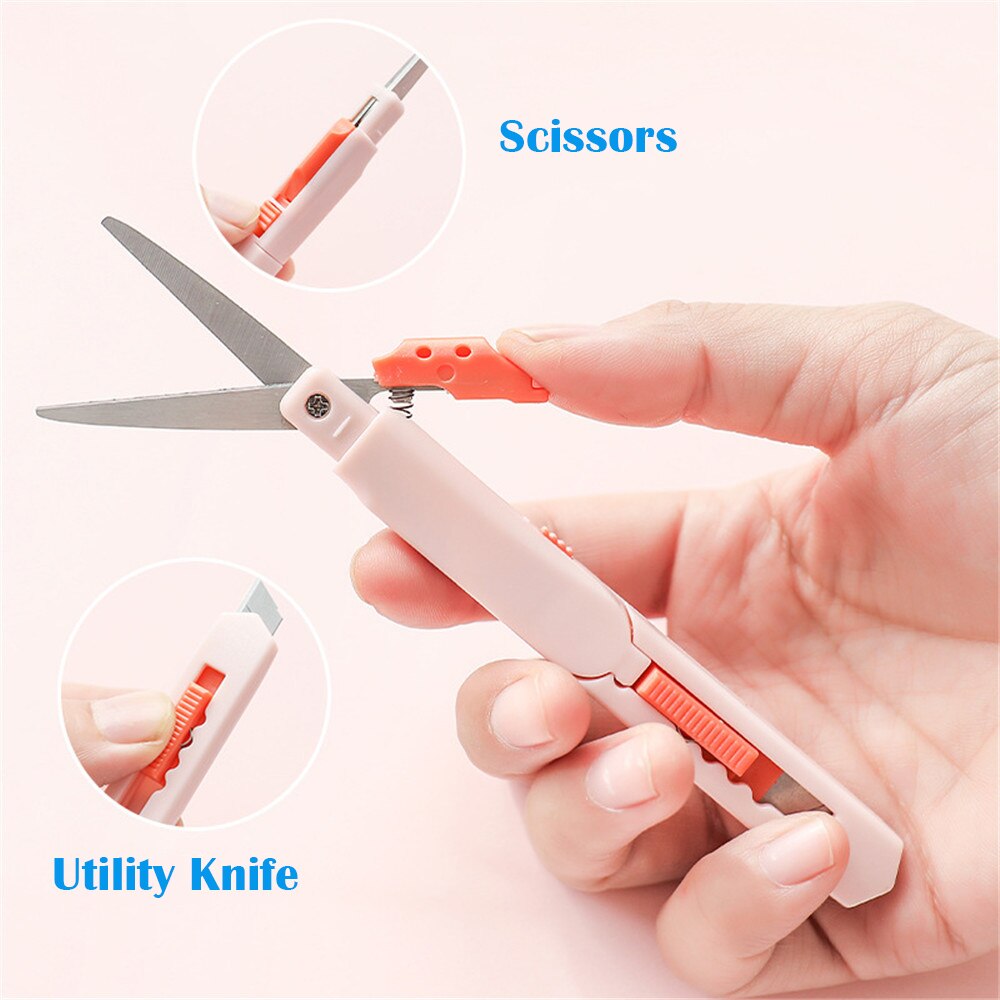 2 In 1 Utility Knife Multifunctional Paper Cutter ... – Vicedeal