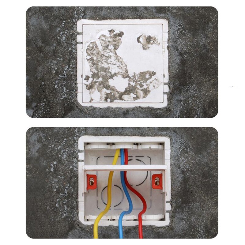 86 Type Schakelaar Montage Doos Muur Pvc Vlamvertr... – Grandado